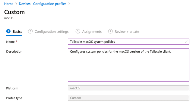 Deploy Tailscale with Microsoft Intune · Tailscale Docs