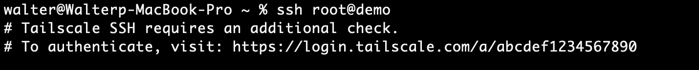 Tailscale SSH · Tailscale Docs