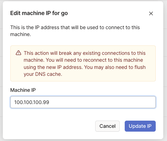 IP pool · Tailscale Docs