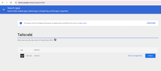 Deploy Tailscale using Google Workspace · Tailscale Docs