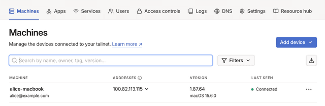 Access remote desktops using RustDesk · Tailscale Docs