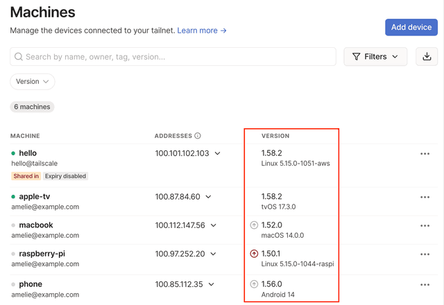 Update Tailscale · Tailscale Docs