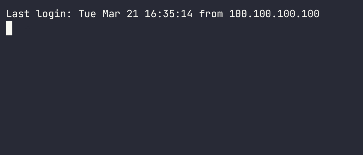Tailscale SSH session recording · Tailscale Docs