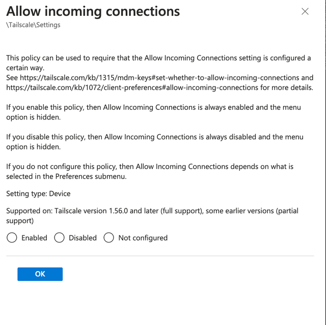 Deploy Tailscale with Microsoft Intune · Tailscale Docs